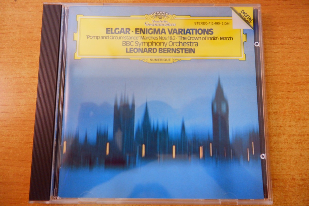【やや傷や汚れあり】CDj-7818 Elgar - BBC Symphony Orchestra, Leonard Bernstein / Enigma Variations , Pomp ...