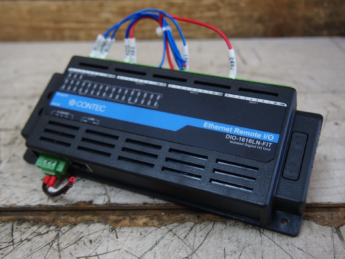 【傷や汚れあり】 【1Y】 CONTEC コンテンック Ethernet Remote I/O DIO-1616LN-FIT② 動作保証の落札 ...