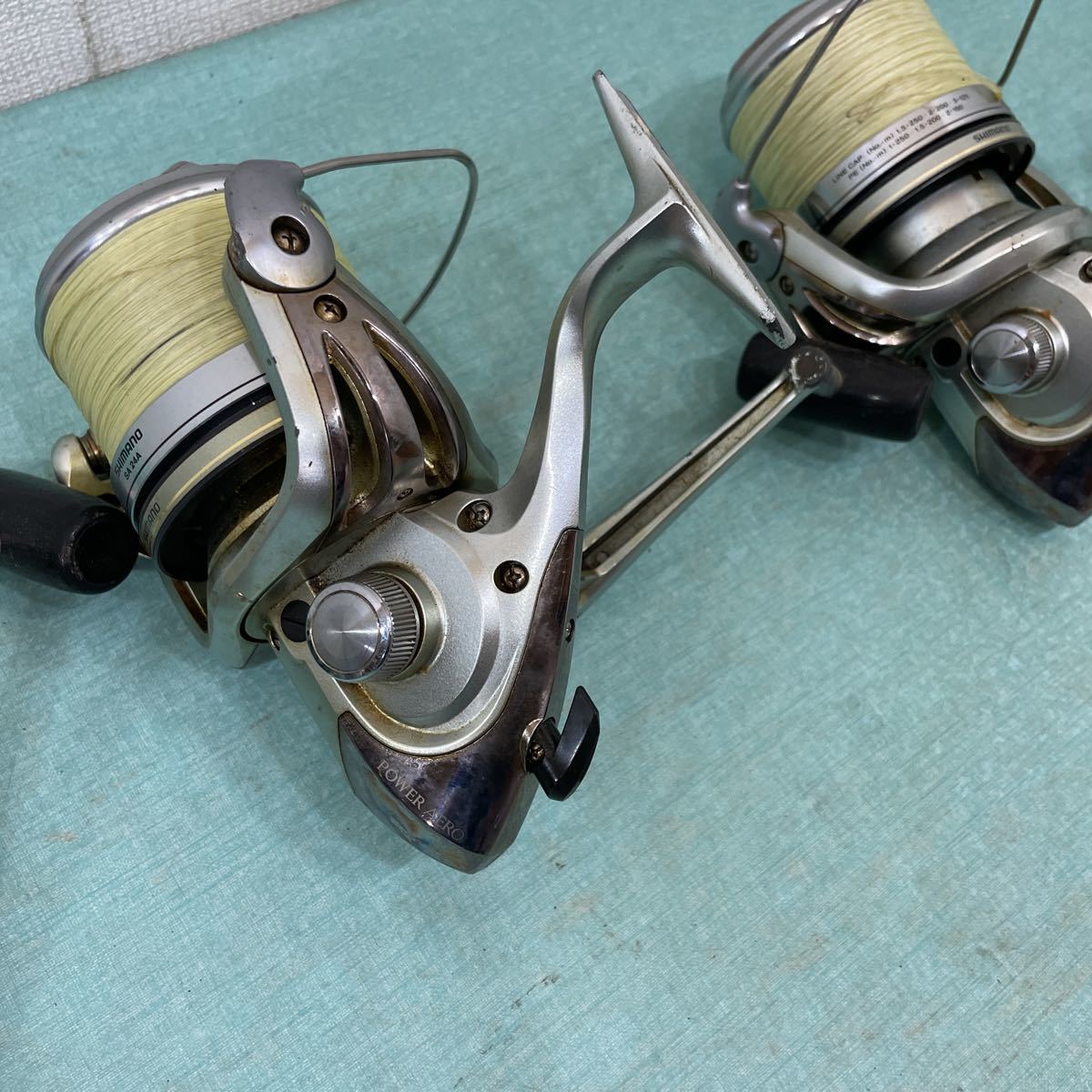 【やや傷や汚れあり】SHIMANO POWER AERO JAPAN SA 24A スピニングリール シマノ 3個セットの落札情報詳細 - ヤフオク落札価格検索 オークフリー