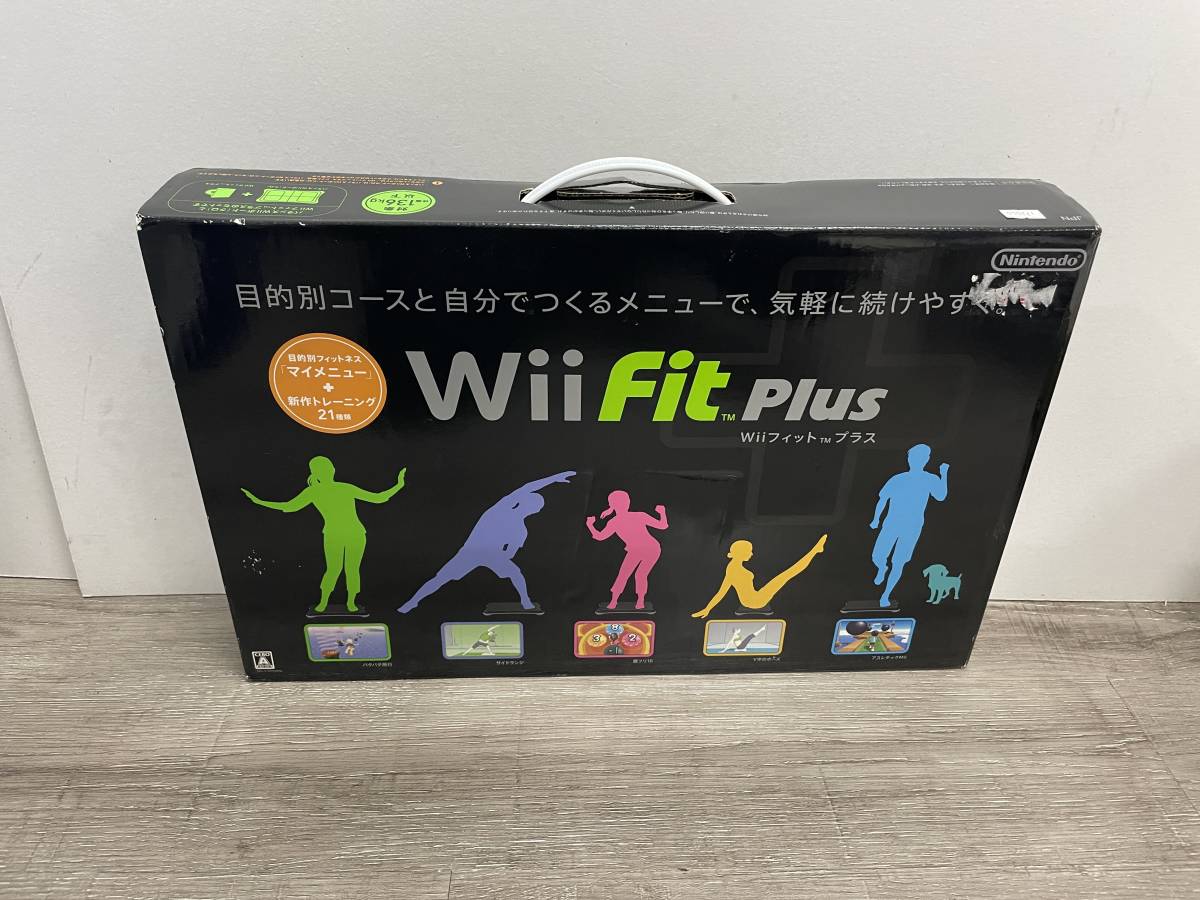 【目立った傷や汚れなし】☆ 未使用 ☆ Wii Fit Plus バランスWiiボード（クロ）セット 未使用 ニンテンドー Nintendo ...