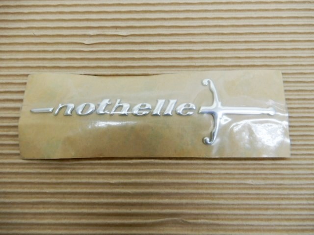 【未使用】送料無料！Nothelle ノーテレ エンブレム ステッカー L 新品・正規品！の落札情報詳細 - ヤフオク落札価格検索 オークフリー