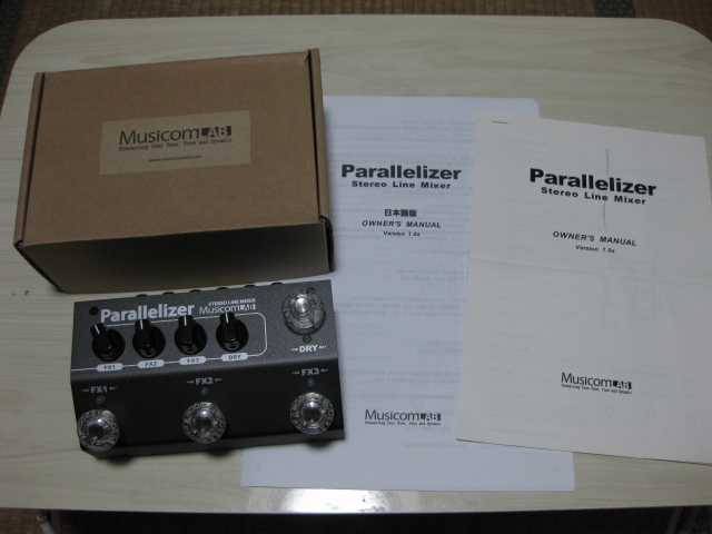 【目立った傷や汚れなし】Musicom LAB Parallelizer STEREO LINE MIXER 日本語取説有り 美品 ミュージコム ミキサーの落札情報詳細 - Yahoo ...