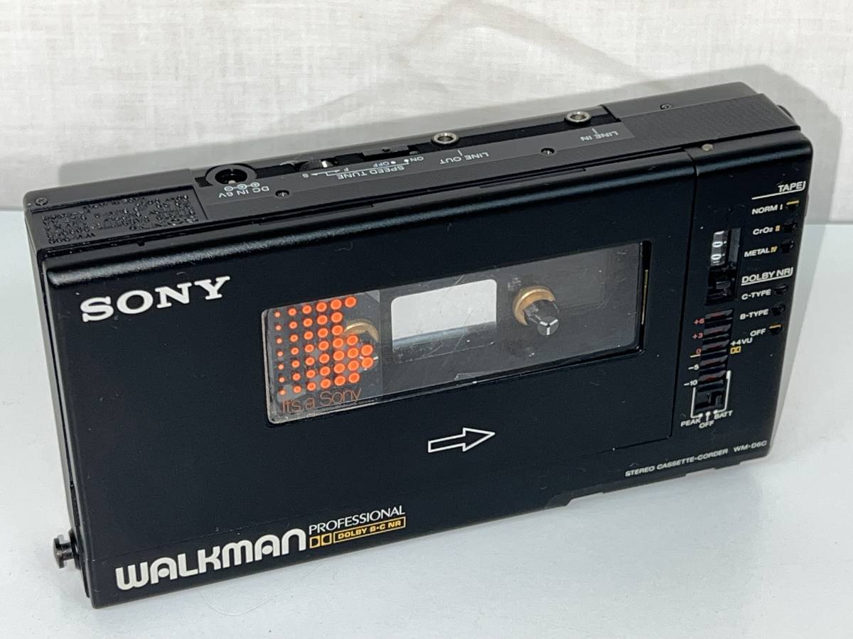 【目立った傷や汚れなし】動作品 SONY WALKMAN Professional ウォークマン プロフェッショナル ソニー カセット ...