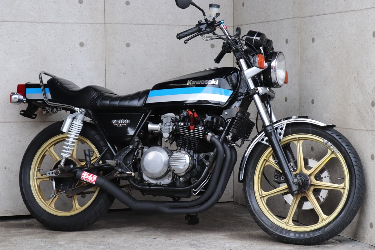 【目立った傷や汚れなし】横浜～ Kawasaki Z400J 国内登録済み 実動 Z400FX エンジン公認 旧車 カスタムの落札情報詳細 - ヤフオク落札価格検索 オークフリー