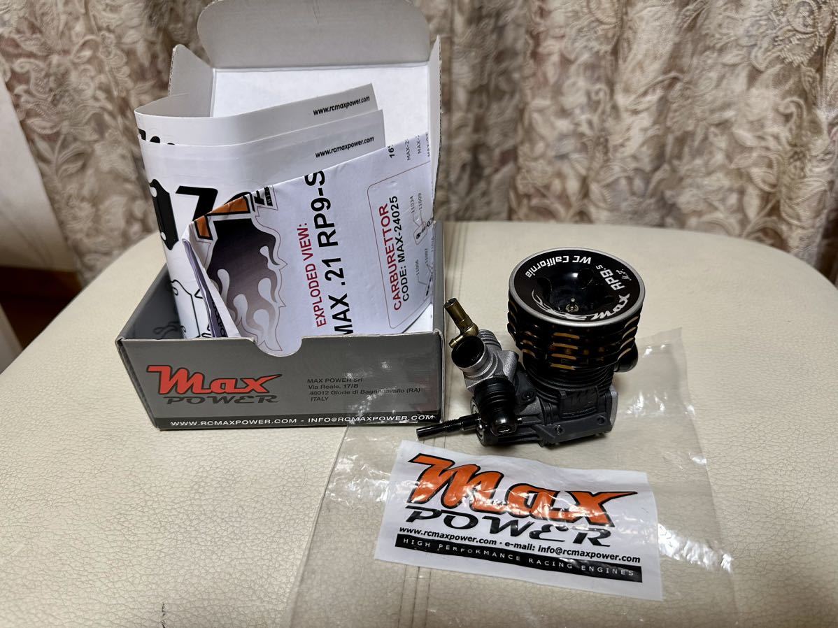 【傷や汚れあり】Max POWER MASSIMO FANTINI チューニングエンジン 1/8レーシング MX 21 MAX RP9.S WC ワールドチャンピオン マッシモチューニングの ...