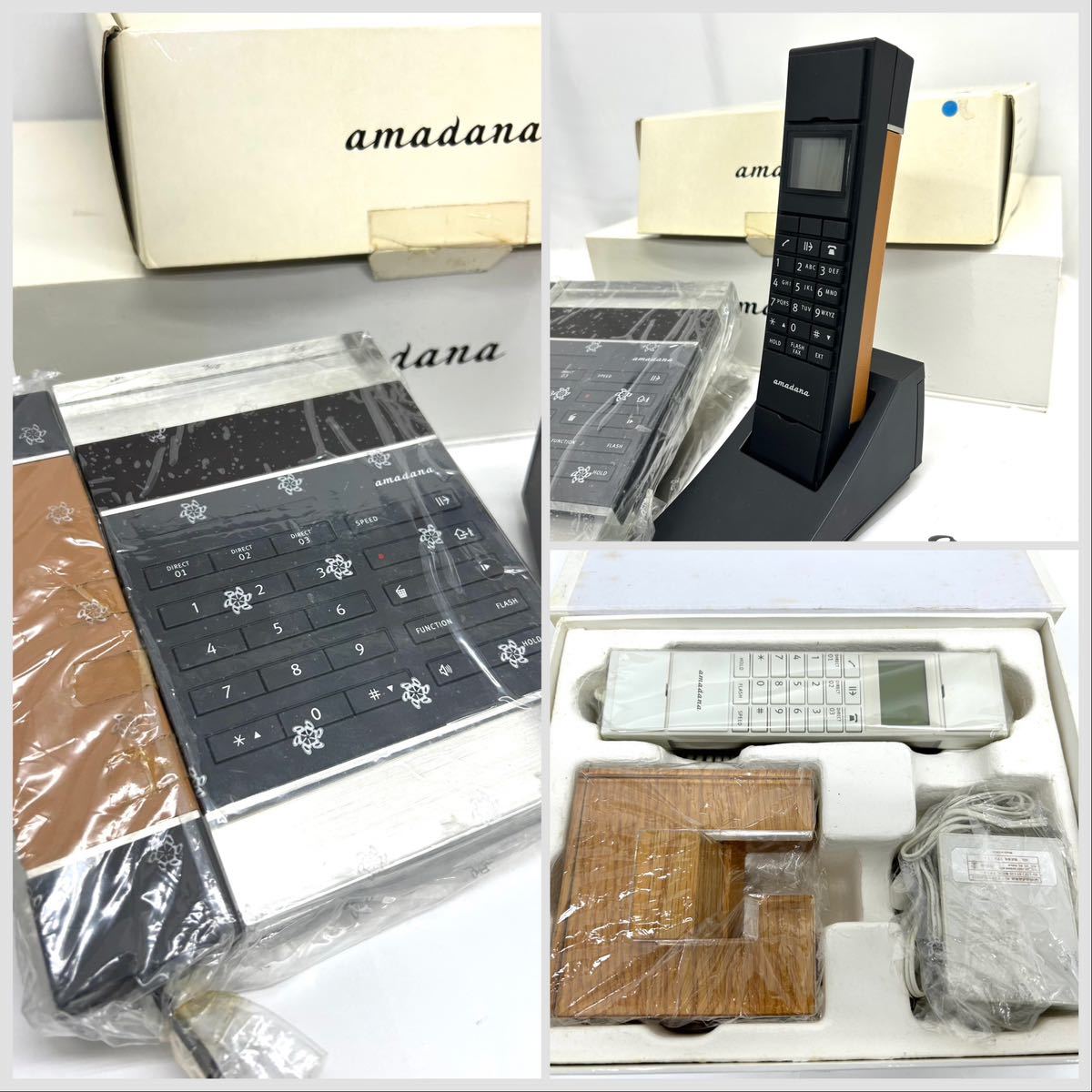 【未使用に近い】AMADANA アマダナ 電話機 いろいろ まとめて /ベーシック DU-119 /留守録機能付き DT-120 /コードレス 増設子機 PT-S8の落札情報詳細 - ヤフオク ...