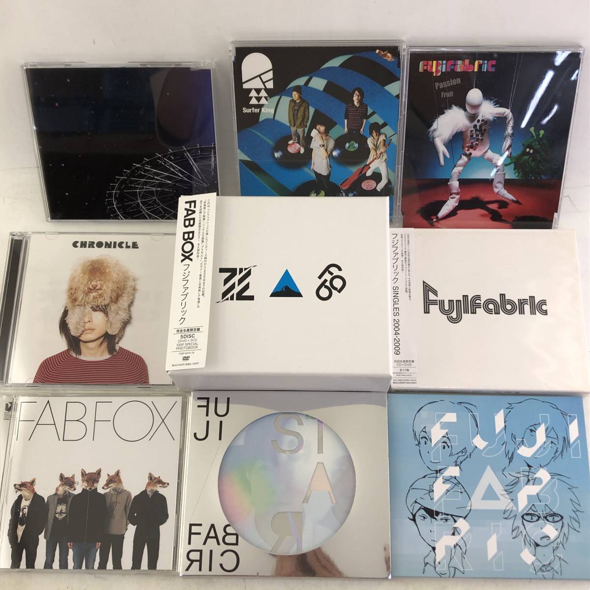 【やや傷や汚れあり】【9点セット】フジファブリック CD DVD まとめ/FAB BOX/SINGLES 2004-2009[初回限定盤 ...