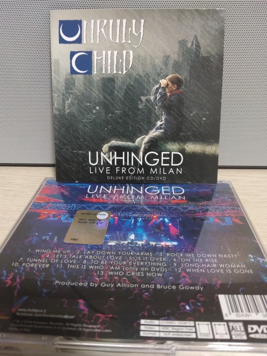 【目立った傷や汚れなし】☆UNRULY CHILD☆UNHINGED LIVE FROM MILAN【必聴盤】アンルーリー・チャイルド CD ...