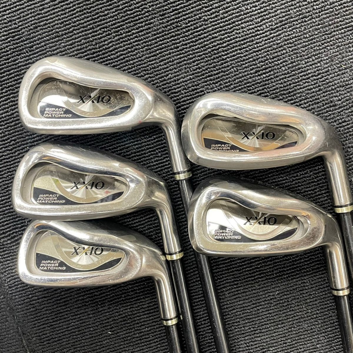【傷や汚れあり】B813-T18-158 XXIO ゼクシオ アイアン 5本セット INPACT POWER MATCHING MP-400 ...