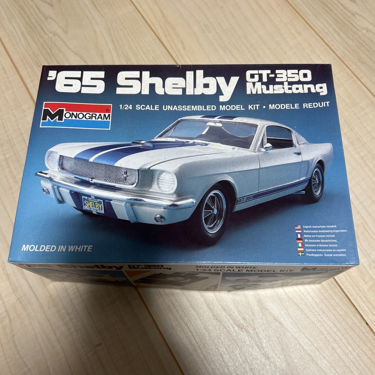 【傷や汚れあり】monogram モノグラム 1/24 未組立 FORD フォード shelby mustang GT350 シェルビー ...