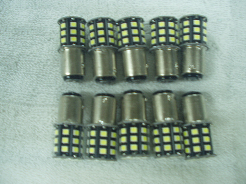 【未使用】24V S25 LED 33連 ダブル球 ホワイト ブレーキ/スモール 10個セット 定形郵便送料込み の落札情報詳細 - ヤフオク落札価格検索 オークフリー