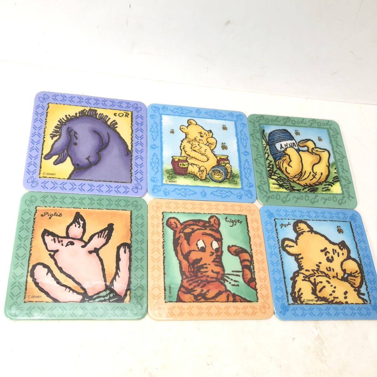 【やや傷や汚れあり】くまのプーさん WINNIE-THE-POOH HALLIGAN RABY LTD disney ディズニー コースター ...