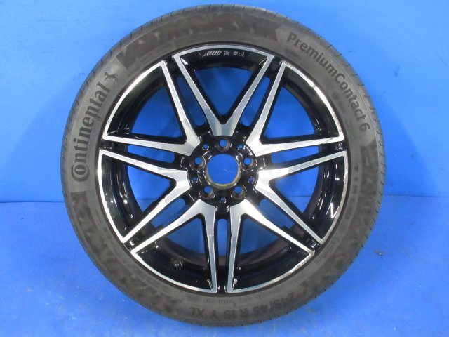 【やや傷や汚れあり】ベンツ Vクラス W447 AMG 純正 19インチ 8J +52 PCD112 5穴 A4474015100 245/45R19 102Y タイヤ ホイール 1本 ...