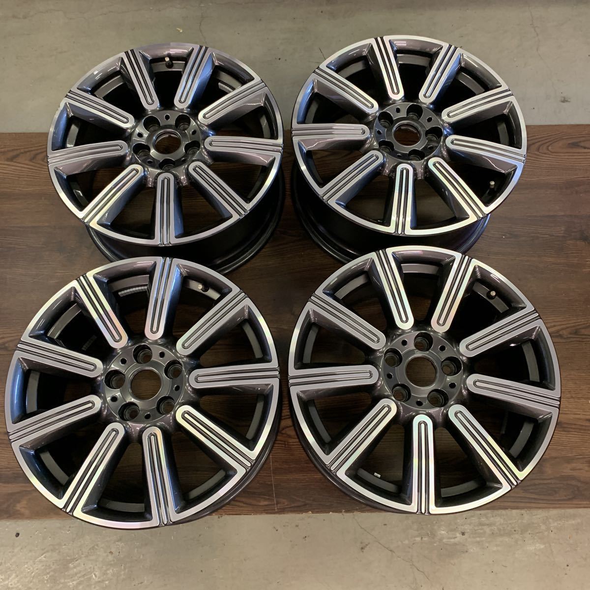 【目立った傷や汚れなし】BMW F54 ミニクラブマン 純正18インチ マルチレイスポーク 18×8J+57 5H PCD112 ハブ径φ66 ...