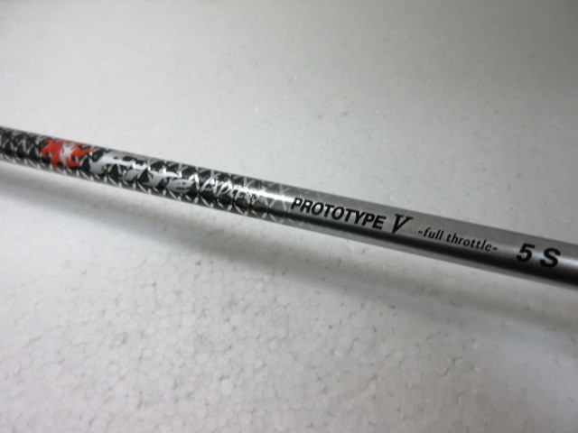 【目立った傷や汚れなし】中古シャフト FireExpress ファイアー エクスプレス PROTOTYPE V -full throttle- 5S ドライバーシャフト プロトタイプ フル ...