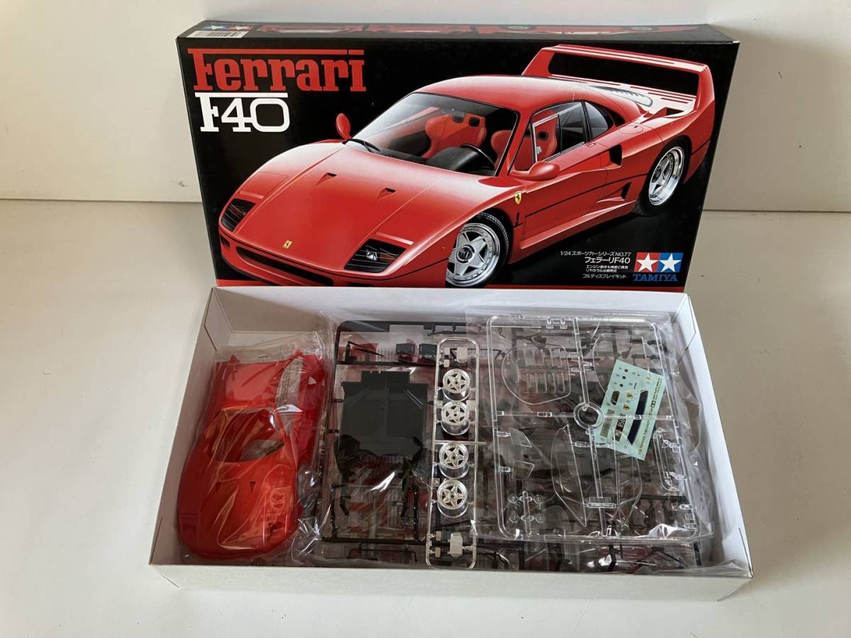 【未使用】t214 TAMIYA タミヤ Ferrari F40 フェラーリ 1/24 スポーツカーシリーズ プラモデル 模型 未組立の落札情報詳細 - Yahoo!オークション落札価格検索 ...