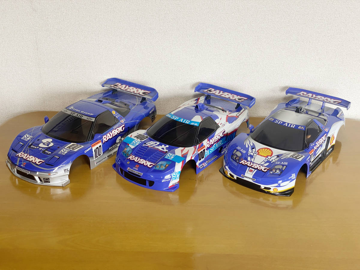 【やや傷や汚れあり】タミヤ RAYBRIG NSX 2000 2002 2004 塗装済ボディ 3枚の落札情報詳細 - ヤフオク落札価格検索 ...