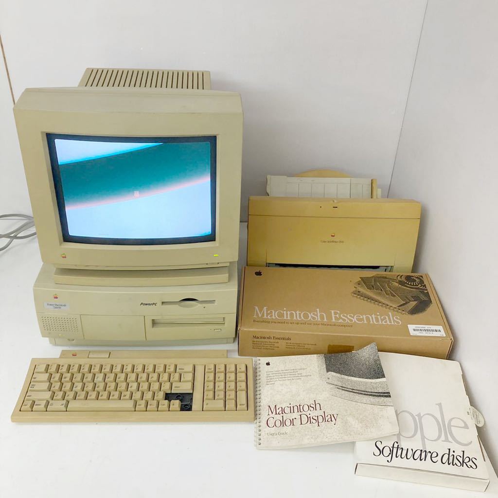 【傷や汚れあり】ジャンク品 Apple Power Macintosh 7200/90+ Macintosh Color Displayセット ...