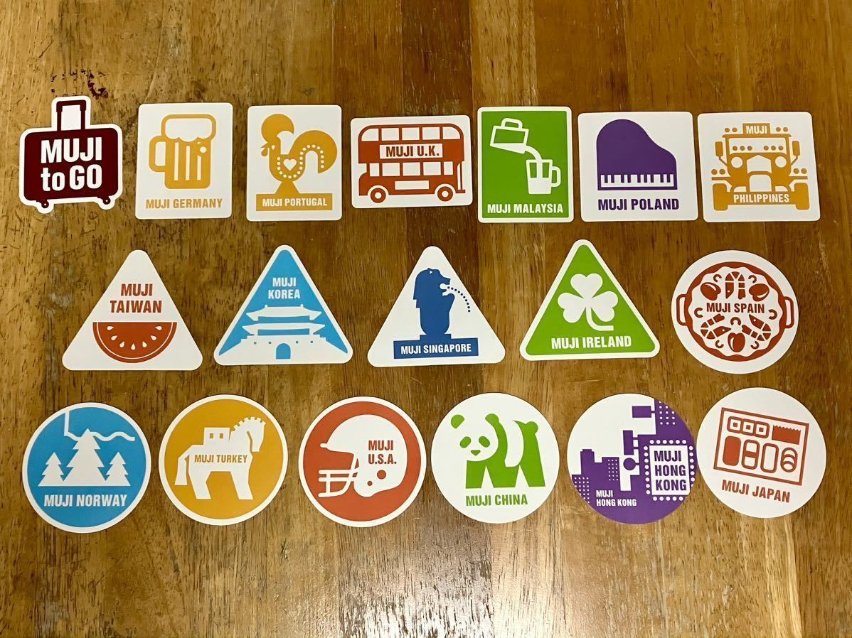 【目立った傷や汚れなし】無印良品 ステッカー MUJI to GO 非売品 22枚の落札情報詳細 - ヤフオク落札価格検索 オークフリー
