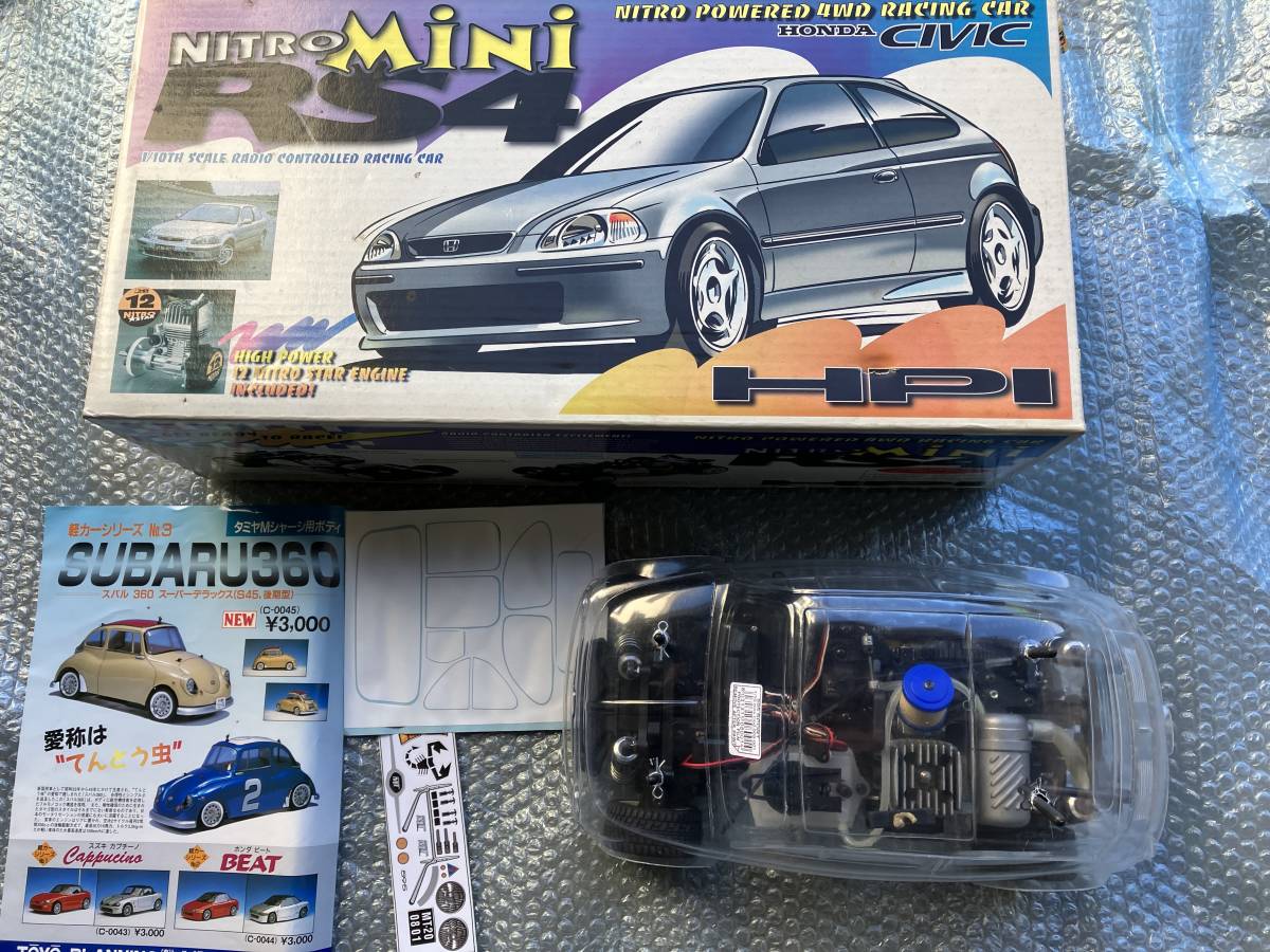 【やや傷や汚れあり】HPI NITRO MINI RS4 ナイトロミニ シェブロンフィアット500ボディの落札情報詳細 - Yahoo ...