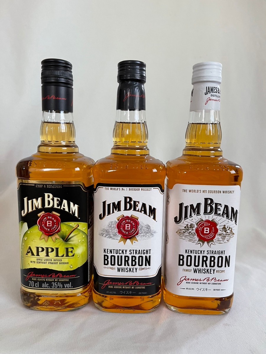 【やや傷や汚れあり】ジムビーム 3本セット 未開栓 700ml まとめ JIM BEAM バーボン ウイスキー アップル APPLEの落札情報詳細 - Yahoo!オークション落札価格検索 ...