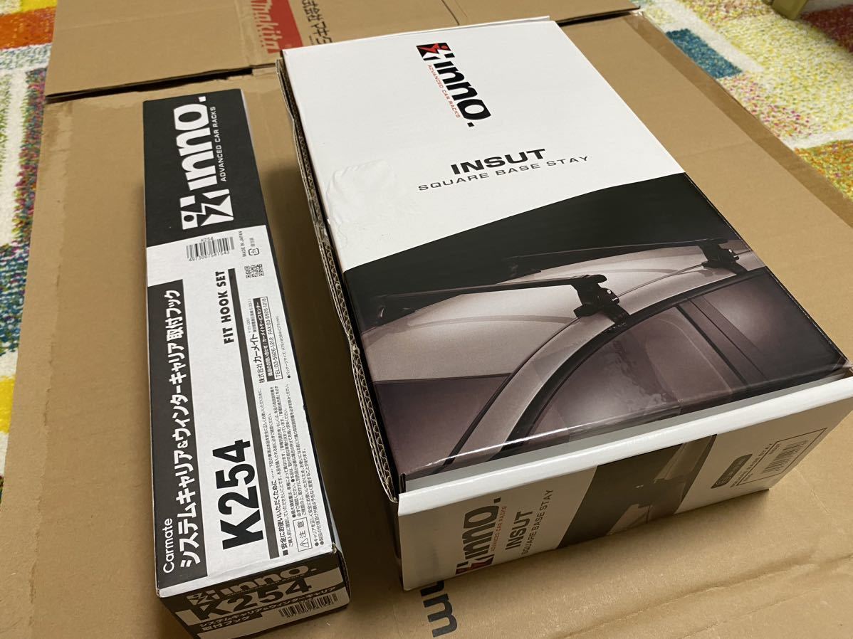 【未使用】【未使用品】INNO カーメイト ルーフキャリア ベース INSUT 取付フックK254セット（バーセットのみありません）の落札情報詳細 - ヤフオク落札価格検索 オークフリー