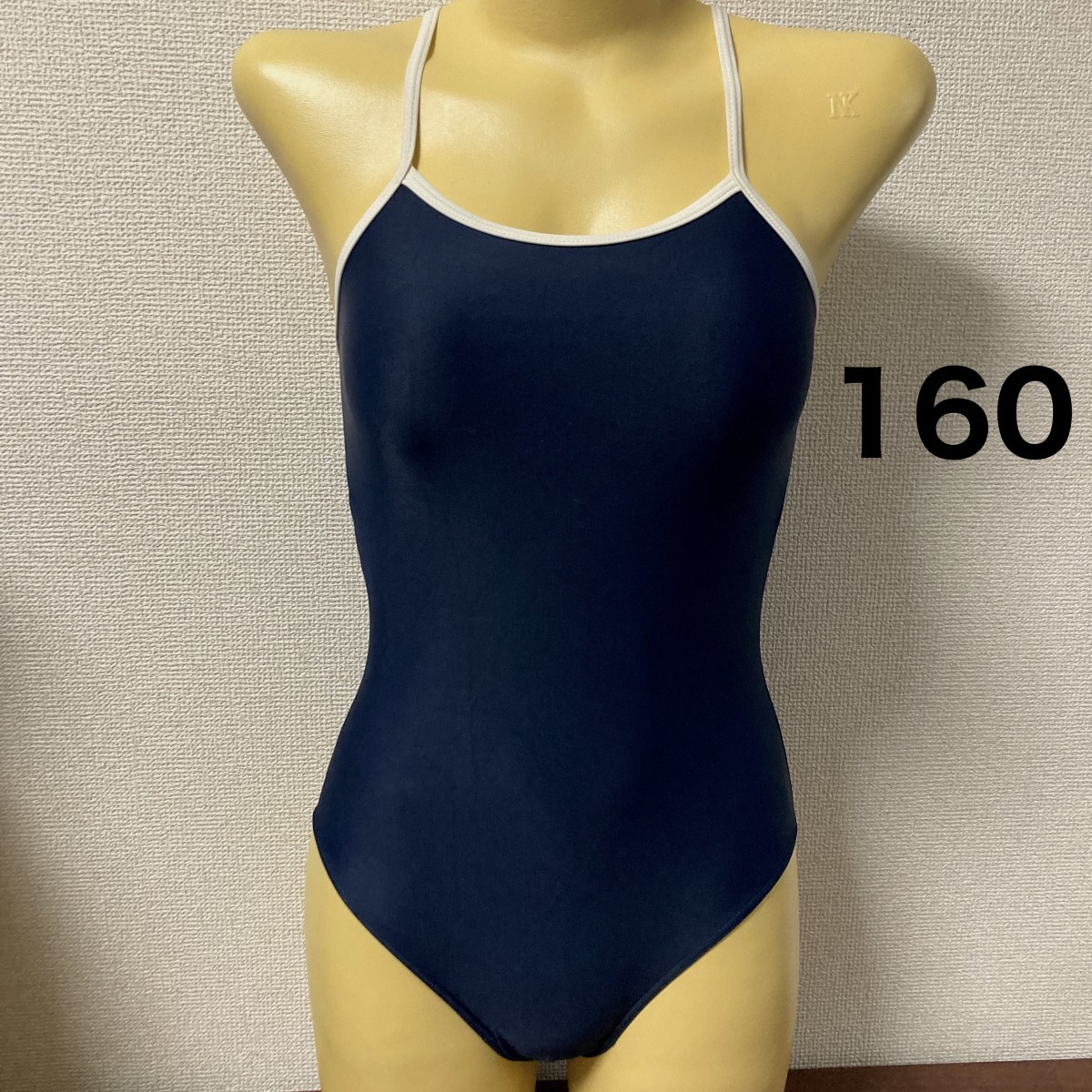 【目立った傷や汚れなし】B969ヤマトヤ♪ストレッチ♪1円スタート！白パイピング艶々ネイビー女子スクール水着♪コスプレやコレクションや撮影会にも♪サイズ160の落札情報詳細 - ヤフオク落札 ...