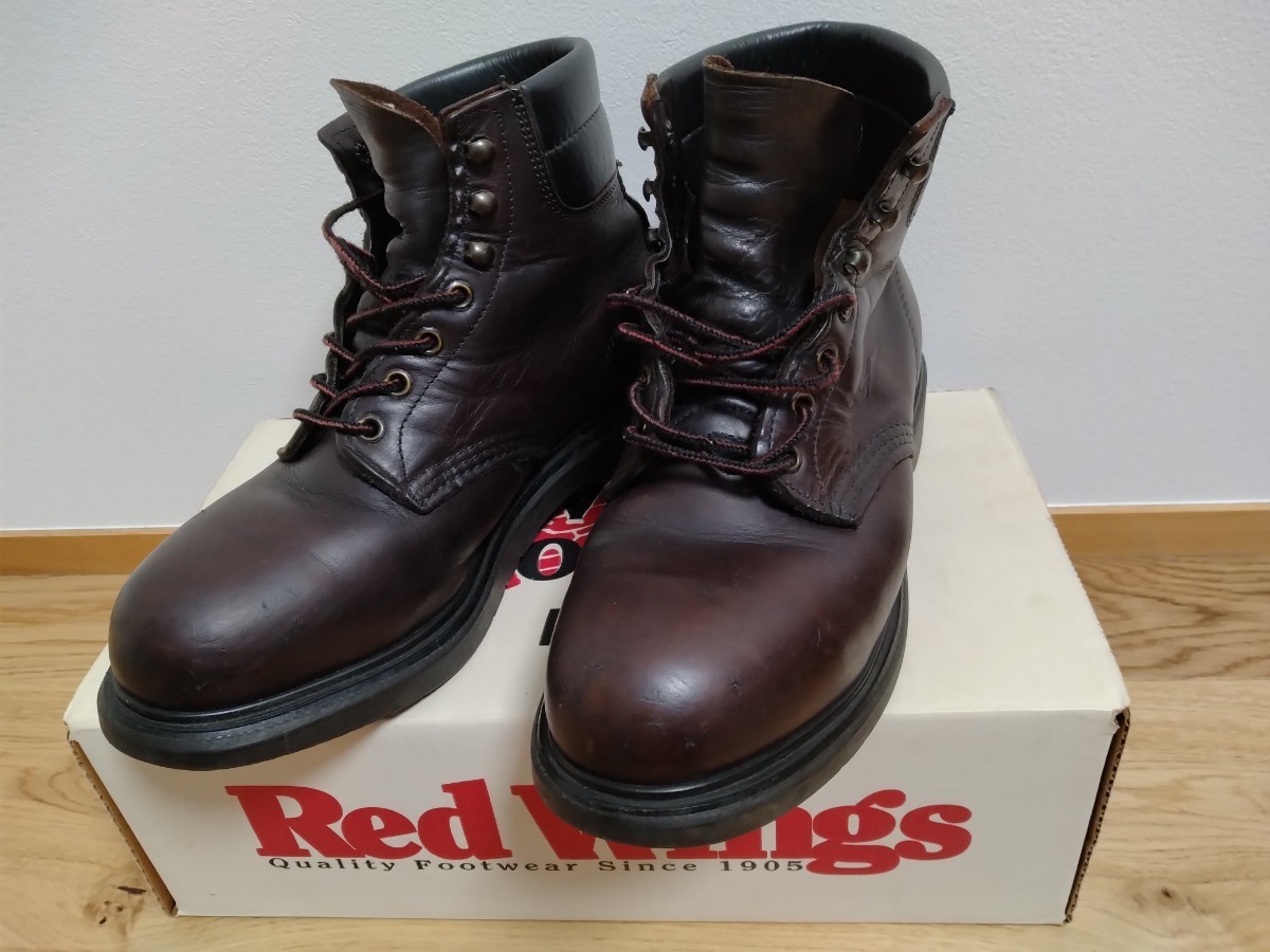 【やや傷や汚れあり】【希少 程度良】REDWING レッドウィング 2245 スーパーソール 6インチ スチールトゥ 感電防止仕様 7 1/2 25.5cm 箱 タグ付きの落札情報詳細 ...