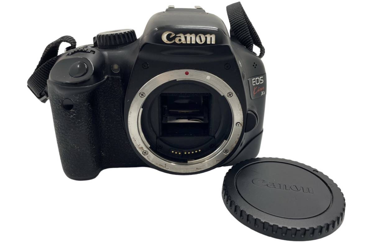 【傷や汚れあり】〈カメラ〉Canon キャノン デジタル一眼レフ ボディ EOS KISS X4 DS126271 ブラック系【中古/現状品 ...