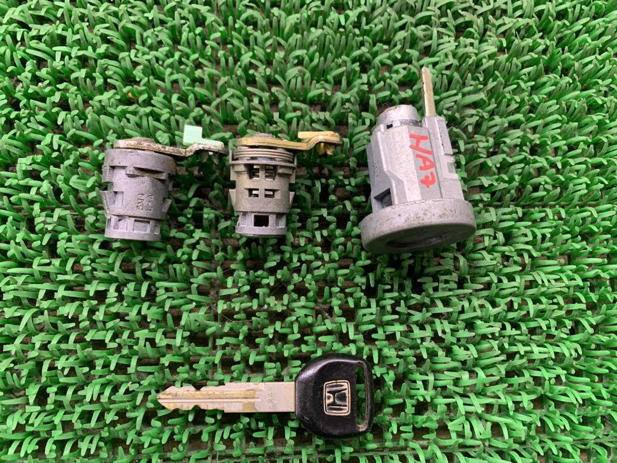 【やや傷や汚れあり】ホンダ アクティトラック HA6 HA7 イグニッション鍵 キーシリンダー 一式 鍵 鍵穴 メインキーの落札情報詳細 ...