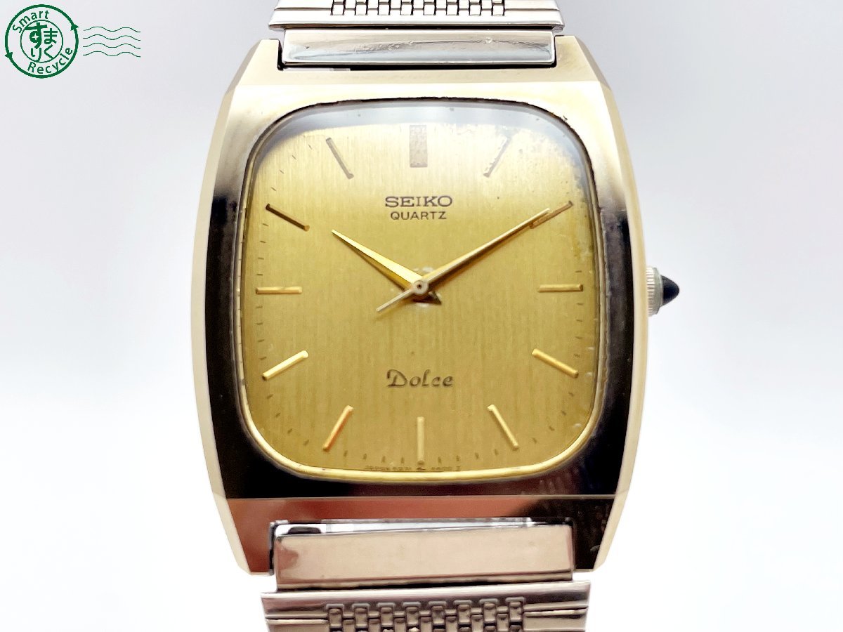 【傷や汚れあり】12332704 ＃ SEIKO セイコー Dolce ドルチェ 5931-5341 クォーツ QZ アナログ 腕時計 ゴールド文字盤 ヴィンテージ 中古の落札情報詳細 ...