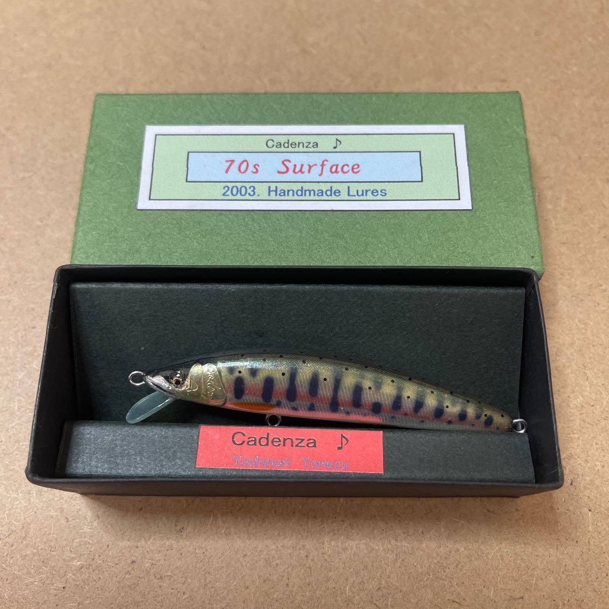 【未使用】② Cadenza カデンツァ 70s Surface ハンドメイドミノー 【未使用】 吉田光 鱒moku シンドラー ステイゴールド 渓流 トラウトの落札情報詳細 - ヤフオク落札 ...