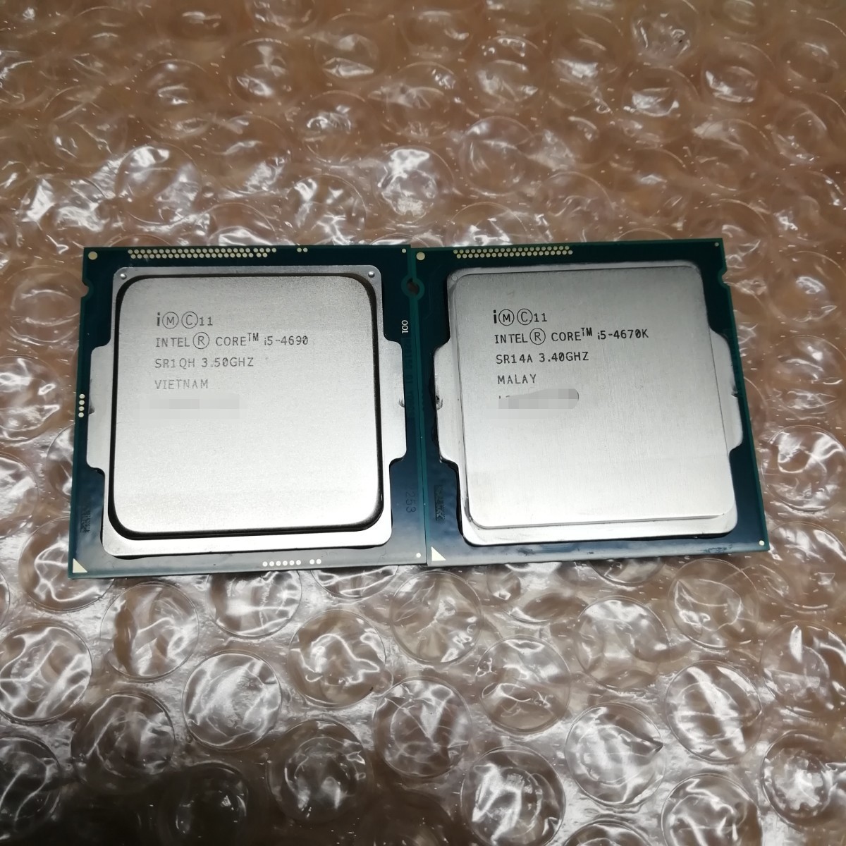 【やや傷や汚れあり】Intel Core i5 4690 Core i5 4670K CPU BIOS起動確認済 【中古、ジャンク扱】の落札 ...