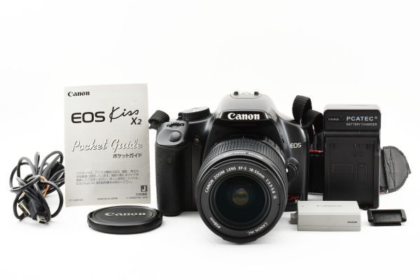 【目立った傷や汚れなし】【大人気】 Canon キヤノン EOS kiss X2 レンズキット デジタル一眼カメラ #1276の落札情報詳細 ...