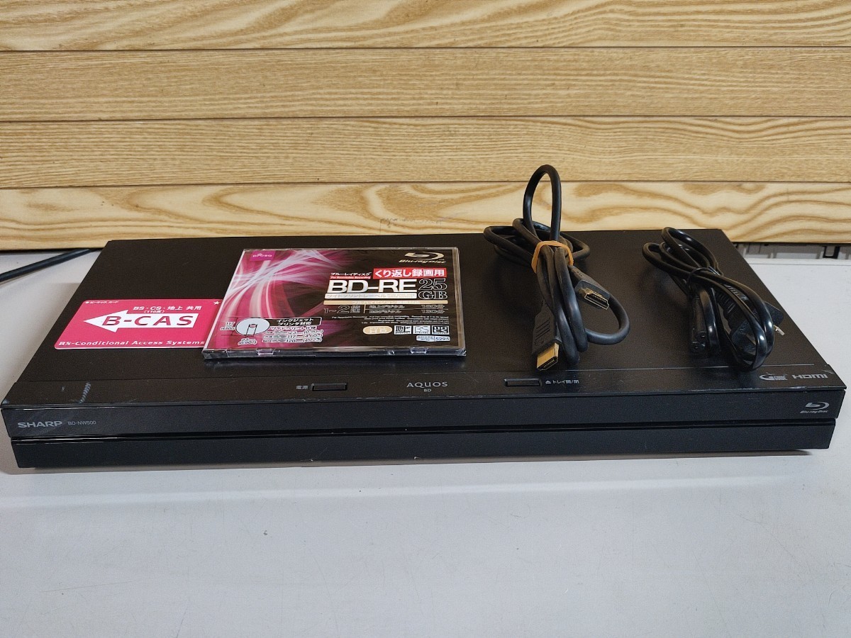 【やや傷や汚れあり】500GB★16年★シャープ/SHARP/AQUOS★HDD/BDレコーダー★BD-NW500★2番組同時録画、3D対応機 ★徹底整備(2126)の落札情報詳細 ...