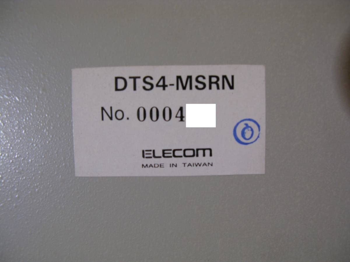 【傷や汚れあり】DATA TRANSFER SWITCH DTS4-MSRN エレコム ELECOM ジャンク MINI DIN 8PIN ...
