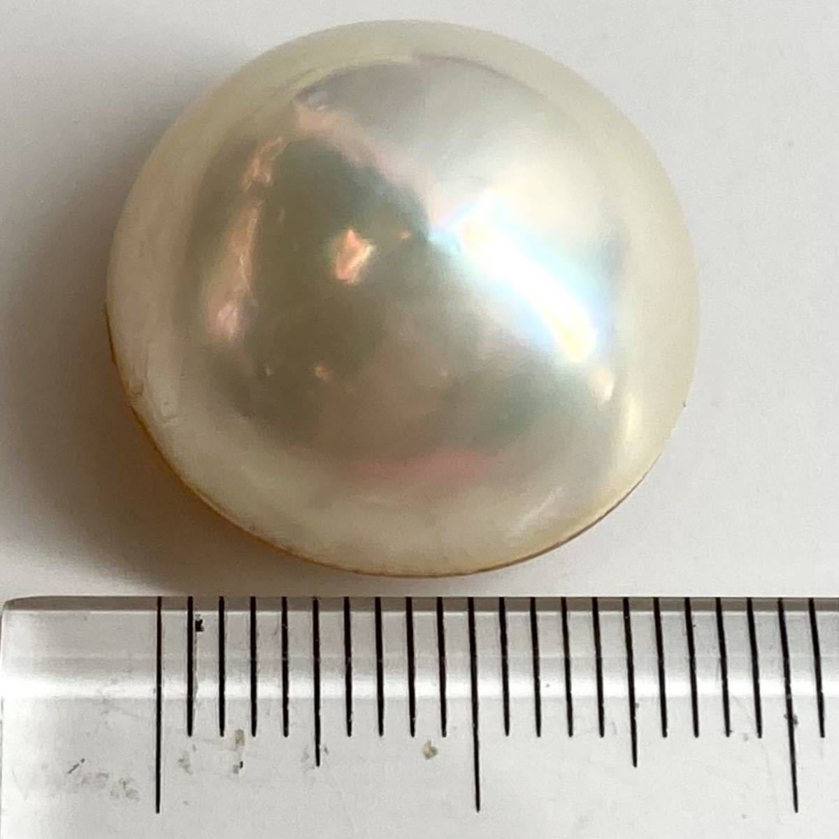 【傷や汚れあり】大玉!! マベパール4.7g j 23.5ct 19.0×19.2mm ルース 裸石 宝石 pearl 真珠 DC1/EB5の落札情報詳細 - ヤフオク落札価格検索 オークフリー