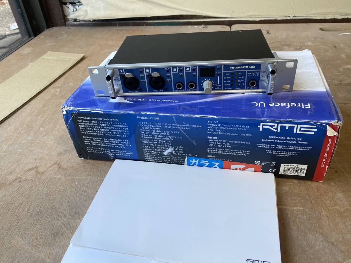 【やや傷や汚れあり】ジャンク Rme Fireface Uc Usb Audio Interfaceの落札情報詳細 ヤフオク落札価格検索