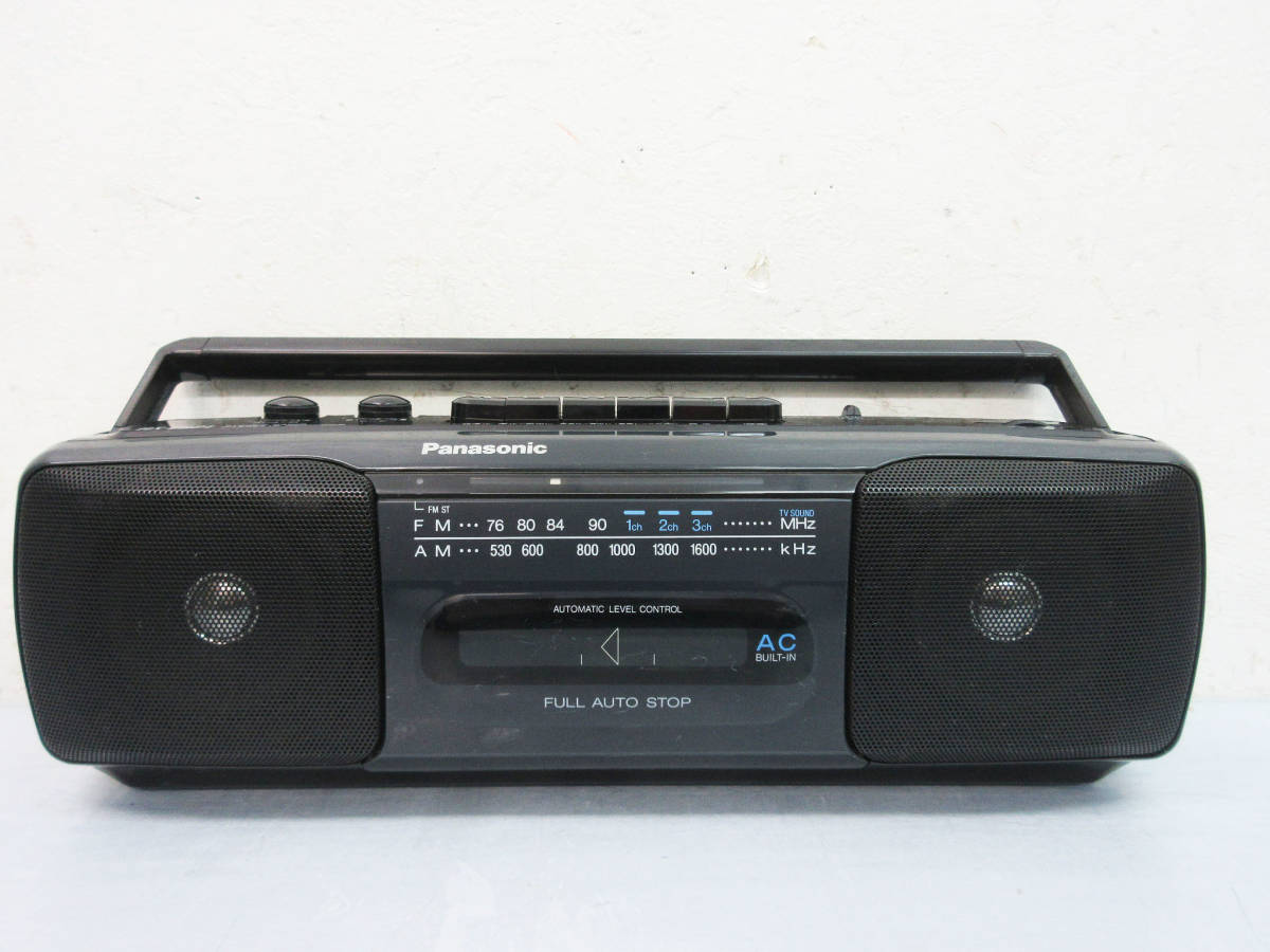【傷や汚れあり】F9147 パナソニック ラジカセ Panasonic RX-FS21 ラジオ カセット 昭和 レトロ FM/AM ステレオラジオ カセットレコーダー の落札情報詳細 ...