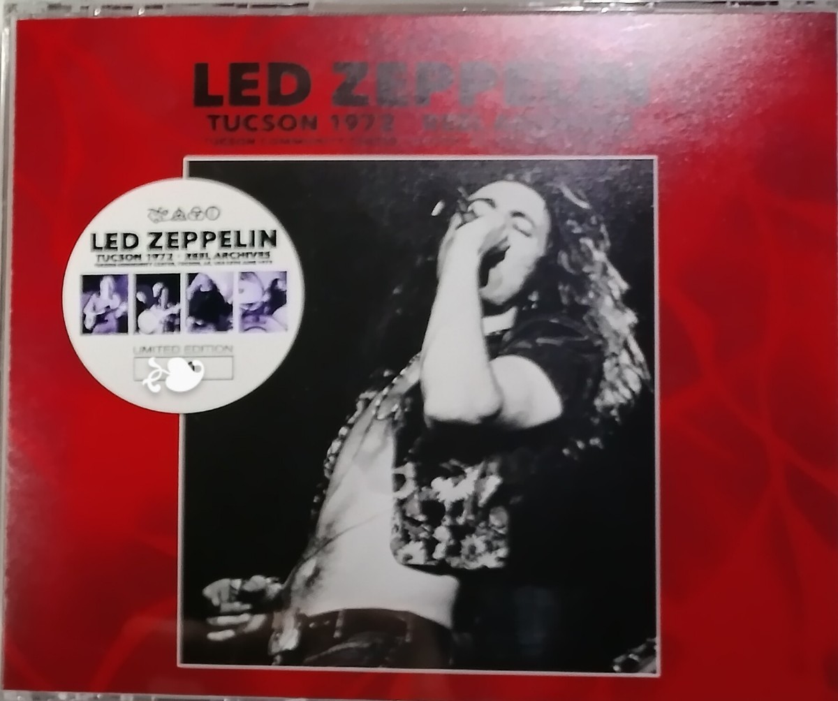 【目立った傷や汚れなし】LED ZEPPELIN 3枚組 輸入盤 CD 1972年 LIVE レッド・ツェッペリン TUCSONの落札情報詳細 ...