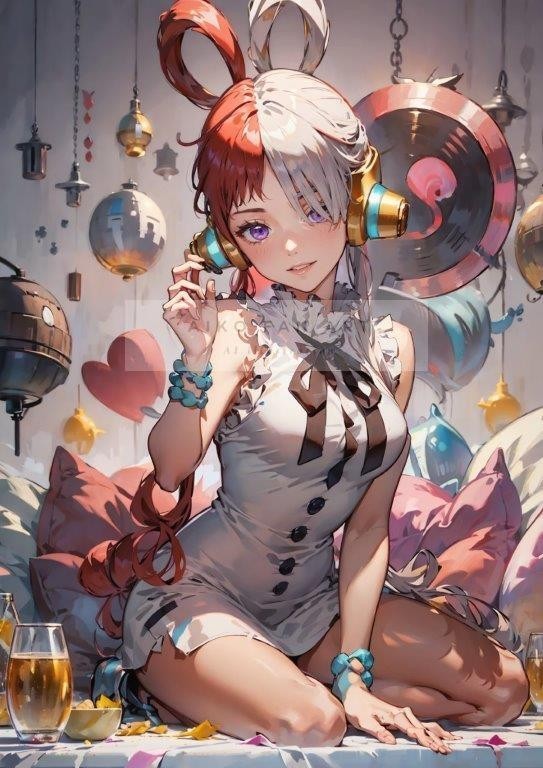 【未使用】[3433] ワンピース ウタ A4 アート ポスター イラスト 同人 美少女 ファンアート アニメの落札情報詳細