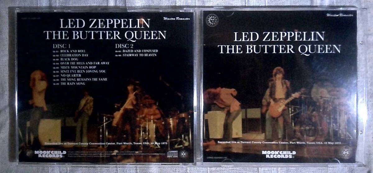 【未使用に近い】Led Zeppelin - The Butter Queen 19th,May,1973 Moonchild ブートCD 2 ...
