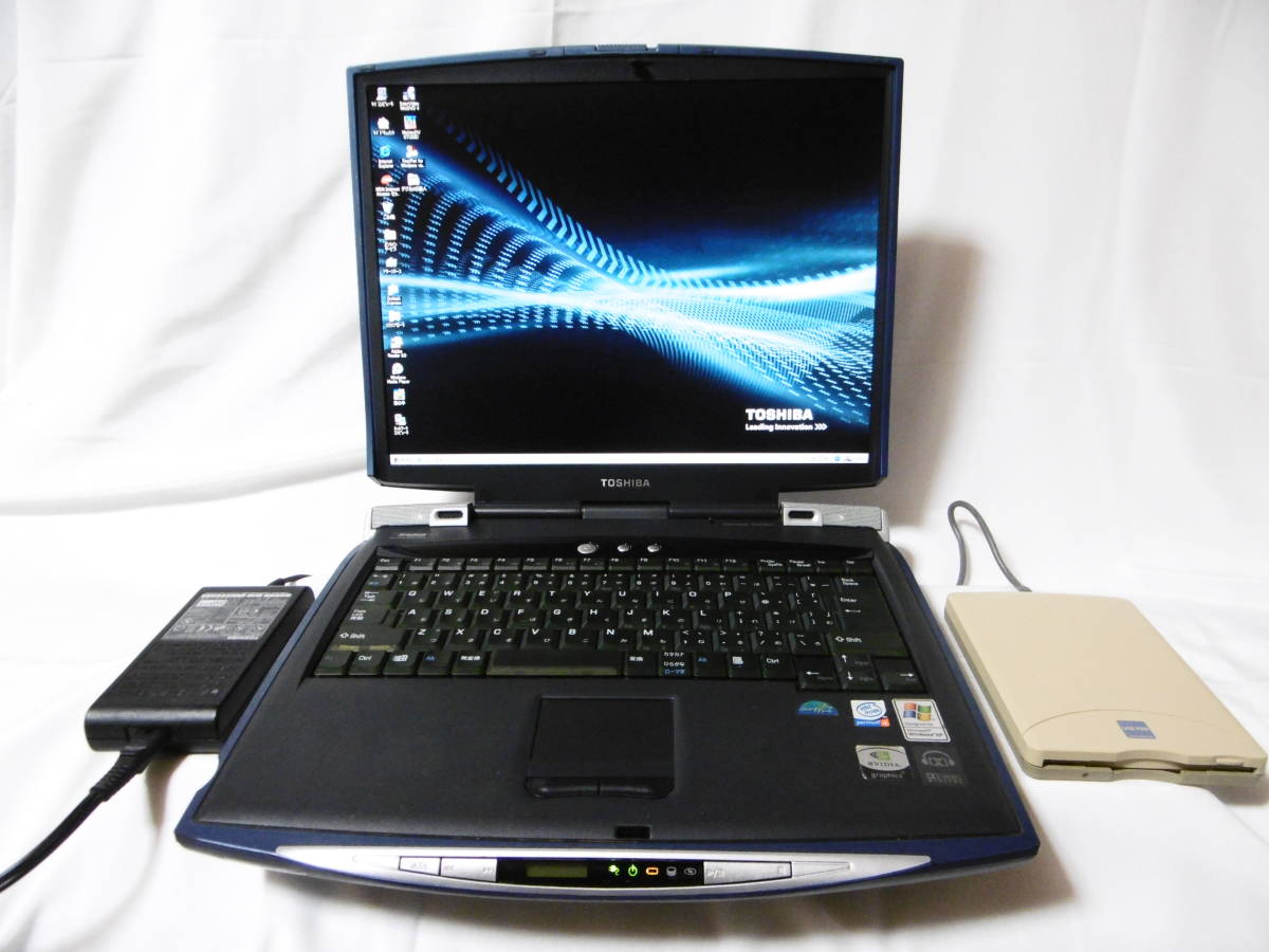 【やや傷や汚れあり】OS Windows 98 SE 東芝ノートPC DynaBook G5/X14PME Pentium4-M 1.4GHz ...