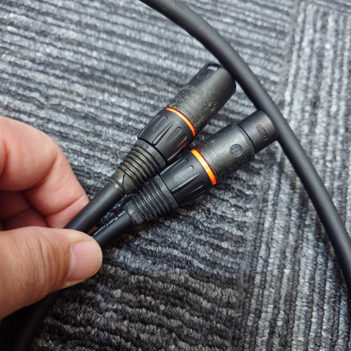 【やや傷や汚れあり】1円～ オルトフォン Ortofon 8N BC1000P XLR 1.0m 8-NINES SUPER Pure ...
