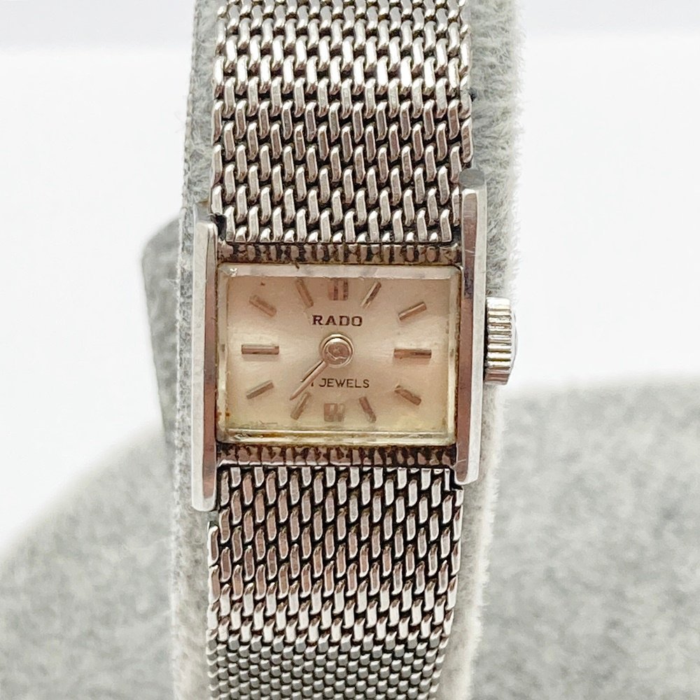 【傷や汚れあり】TO1 ラドー RADO 21石 シルバー文字盤 スクエア 手巻き腕時計の落札情報詳細 - ヤフオク落札価格検索 オークフリー