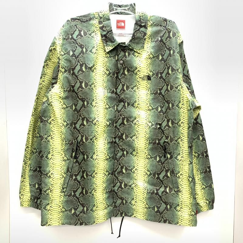 【目立った傷や汚れなし】【中古】Supreme×THE NORTH FACE 18SS Snakeskin Taped Seam Coaches Jacket XL NP118031 ...