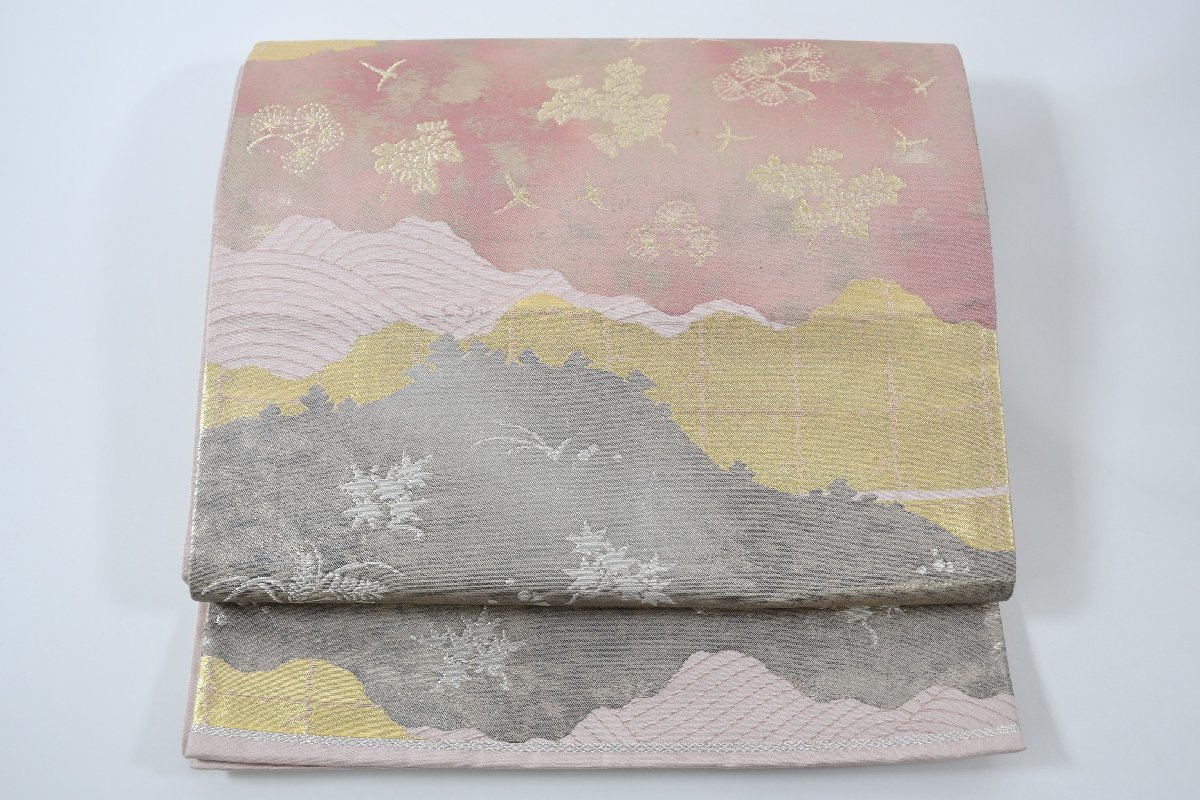 【傷や汚れあり】袋名古屋帯 自然文様 お太鼓柄 帯丈365cm ★着物屋 ne-8051 桜庭呉服店の落札情報詳細 - Yahoo!オークション落札価格検索 オークフリー