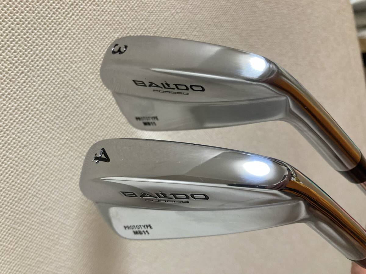【未使用に近い】新品同様BALDO MB11 #3 #4 アイアン2本セット DynamicGold S200 マッスルバック ...