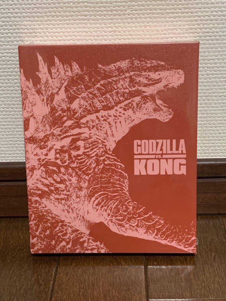 【未使用】ゴジラvsコング 完全数量限定生産4枚組 Godzilla Vs Kong 2021 Blu Ray Disc フィギュアなしの落札