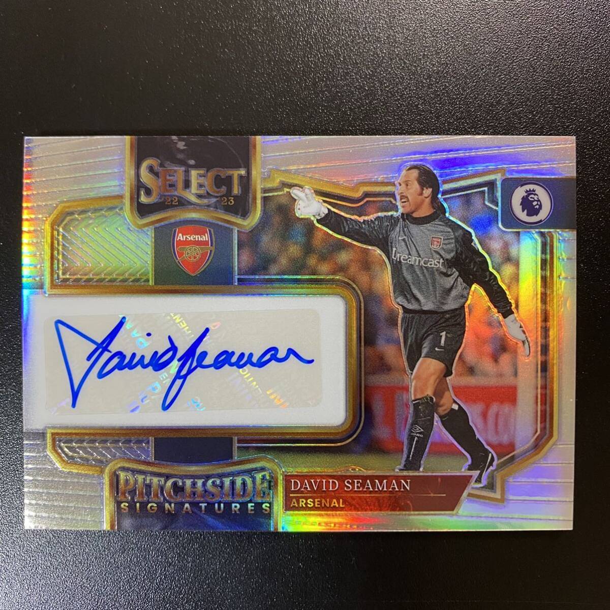 【目立った傷や汚れなし】David Seaman Auto 2022-23 Panini Select Pitchside ...
